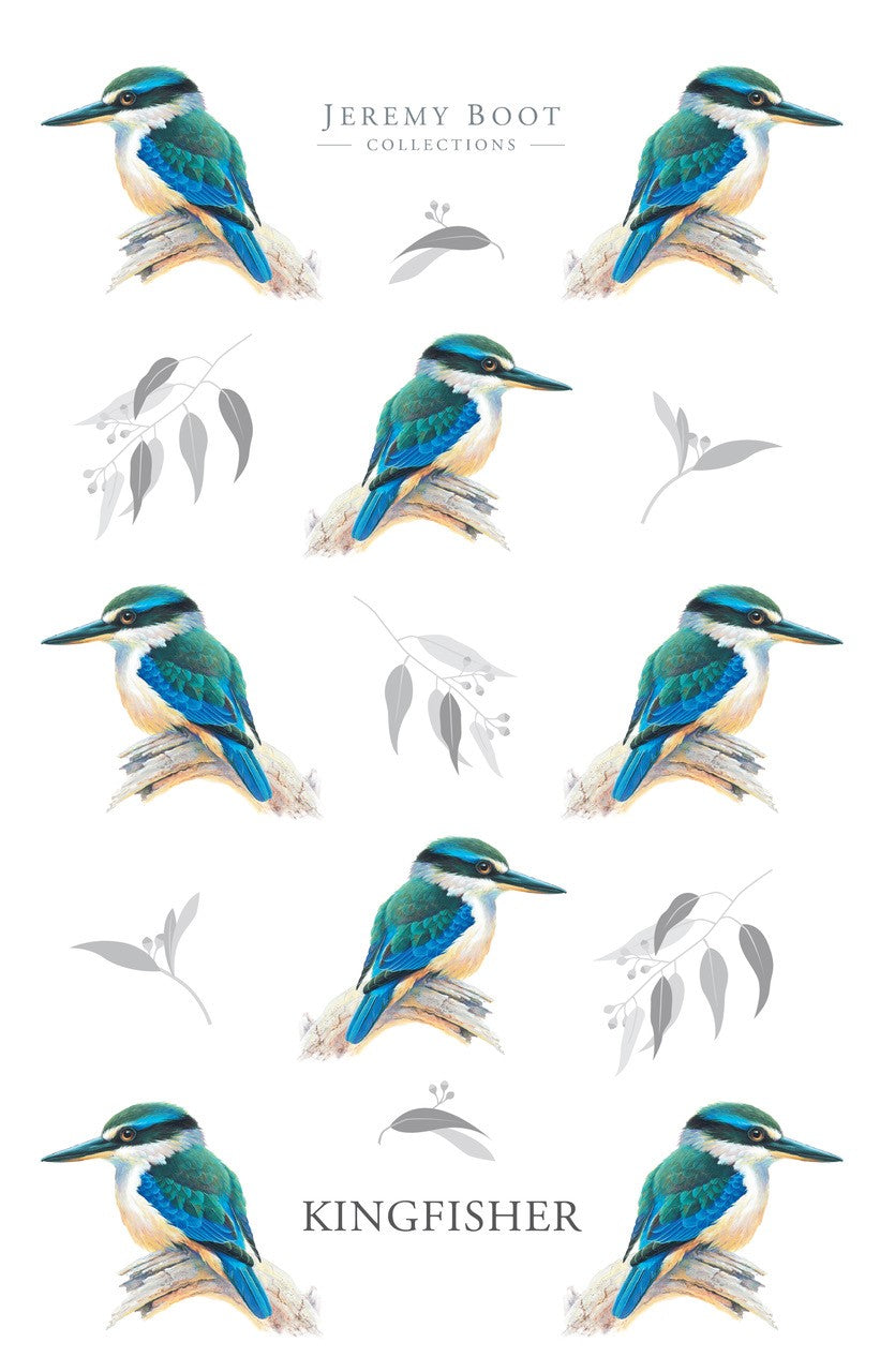 Tea Towel - Kingfisher – Jeremy Boot Collections