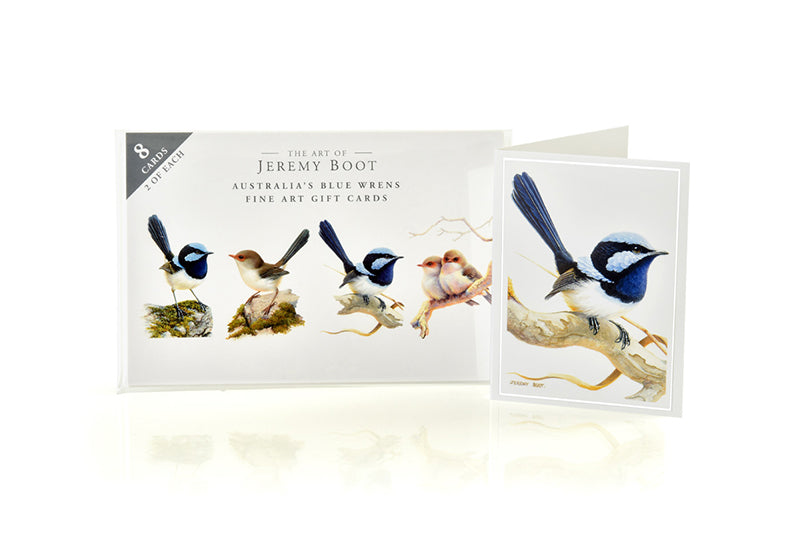 Gift Tag Pack - Blue Wrens – Jeremy Boot Collections